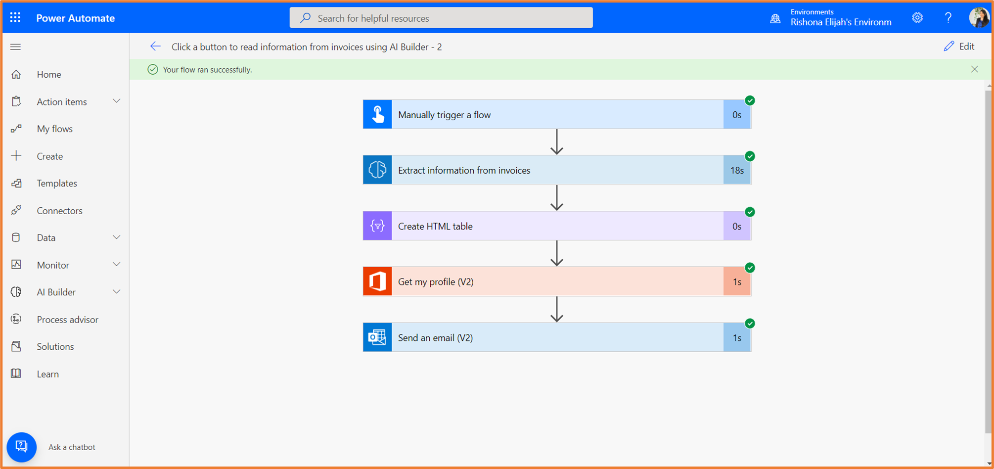 Instantly extract information from an invoice – Rishona Elijah