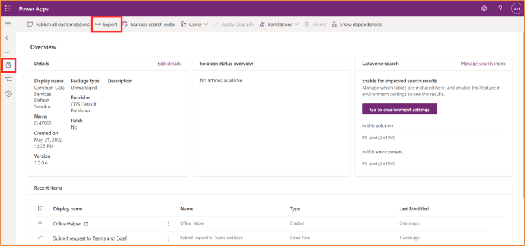How can I export an app, bot or flow I’ve created in Microsoft Teams ...