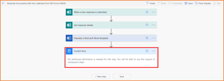 Generate documents with information collected from Microsoft Forms ...