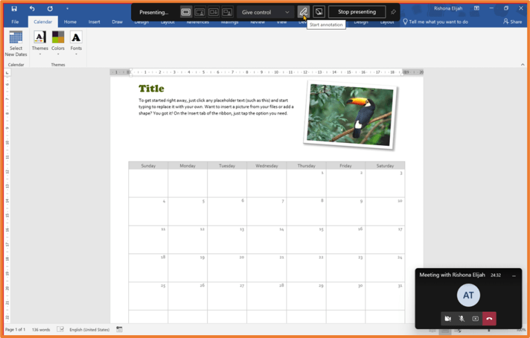 Use collaborative annotations in Microsoft Teams Meetings – Rishona Elijah