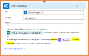 Email a link to a file that has been uploaded via Microsoft Forms ...