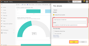 Add Power BI tiles in a Power App (canvas app) – Rishona Elijah