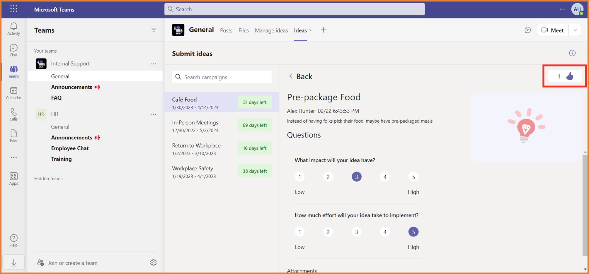 Get started with the Employee Ideas app in Microsoft Teams – Rishona Elijah