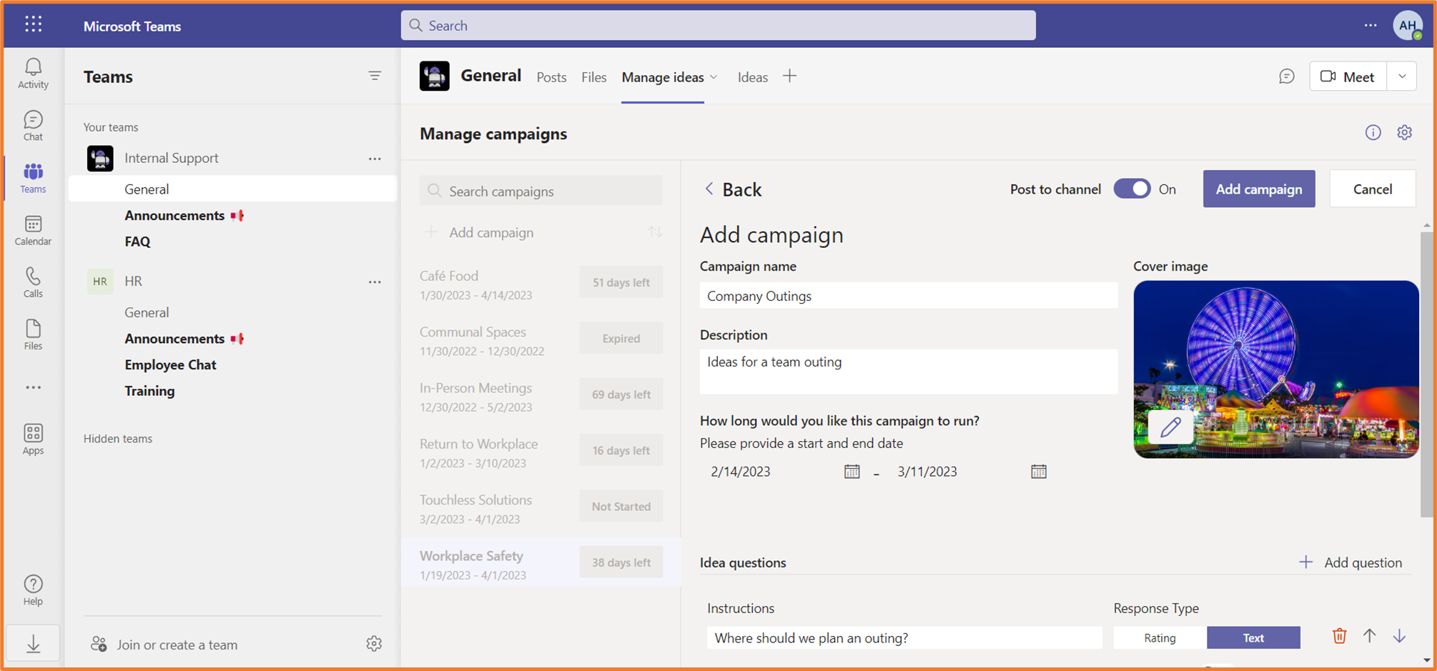 Get started with the Employee Ideas app in Microsoft Teams – Rishona Elijah