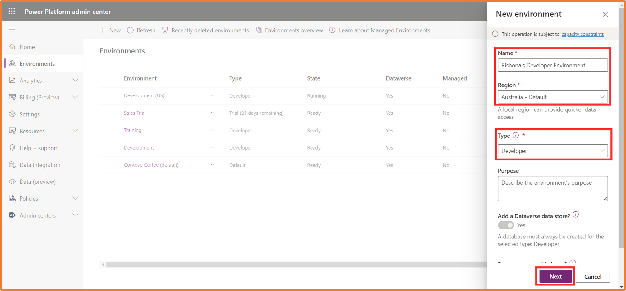 Create a free developer environment for Power Platform – Rishona Elijah