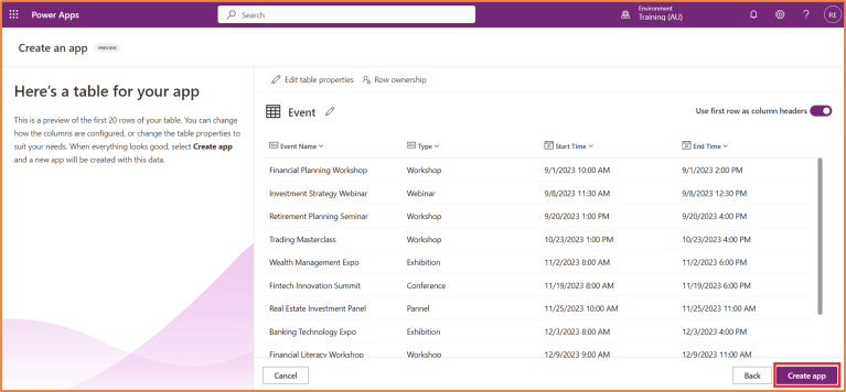Quickly turn your Excel spreadsheets into Dataverse tables and Power ...