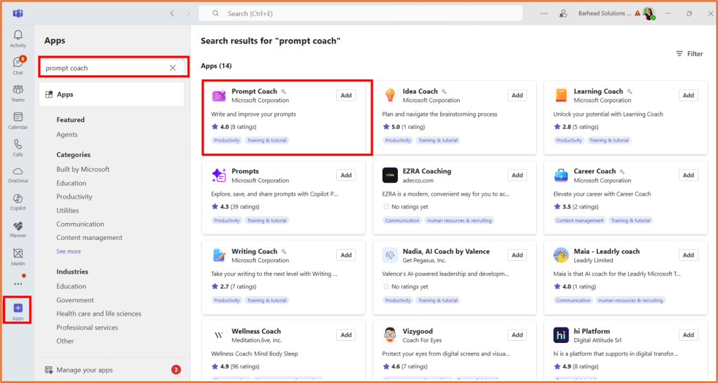 Prompt Coach: Prebuilt agent for Microsoft 365 Copilot Chat – Rishona ...