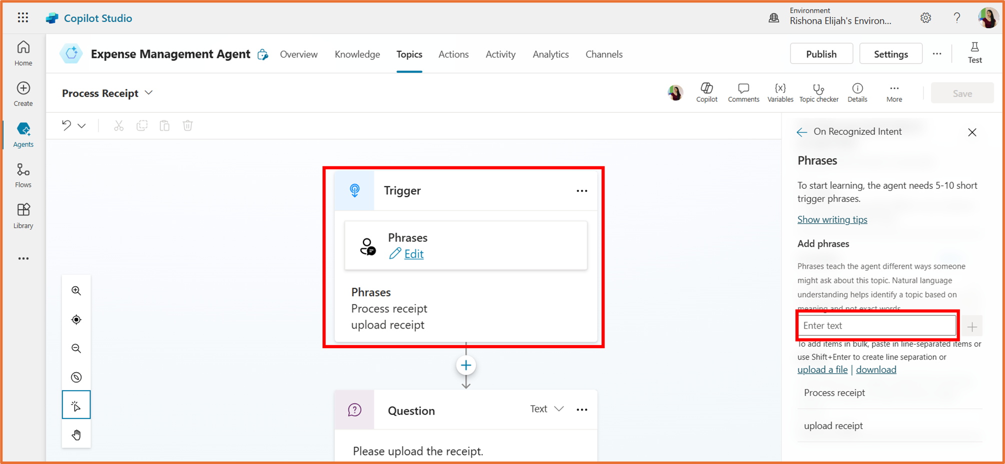 Use AI prompts in Copilot Studio to read receipts – Rishona Elijah