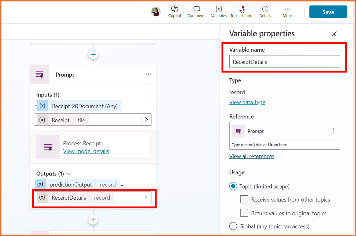 Use AI prompts in Copilot Studio to read receipts – Rishona Elijah