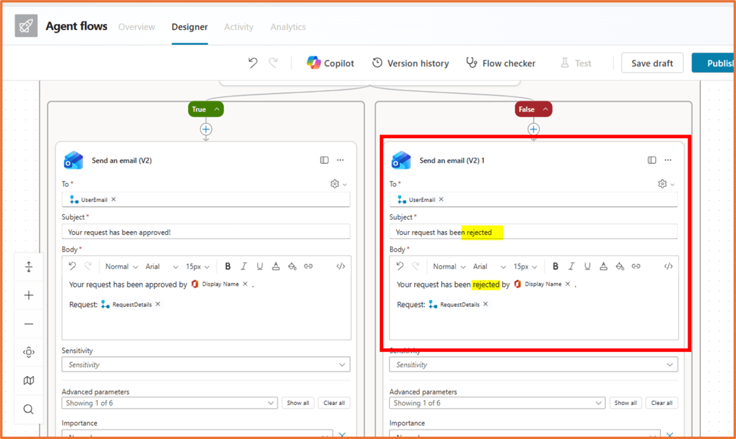 Copilot Studio: Build an agent flow that sends an approval request to ...