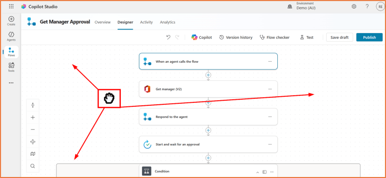 Using the Copilot Studio agent flow designer: Tips and tricks for ...
