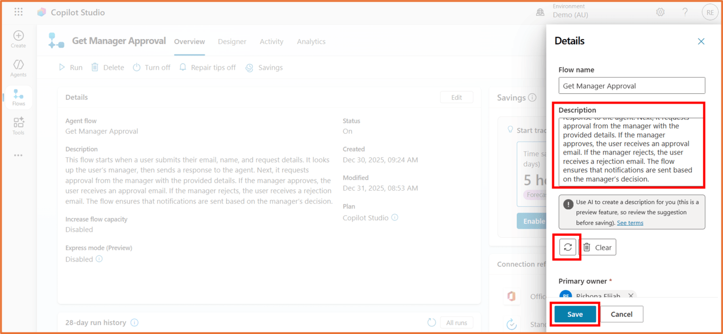 Using the Copilot Studio agent flow designer: Tips and tricks for ...