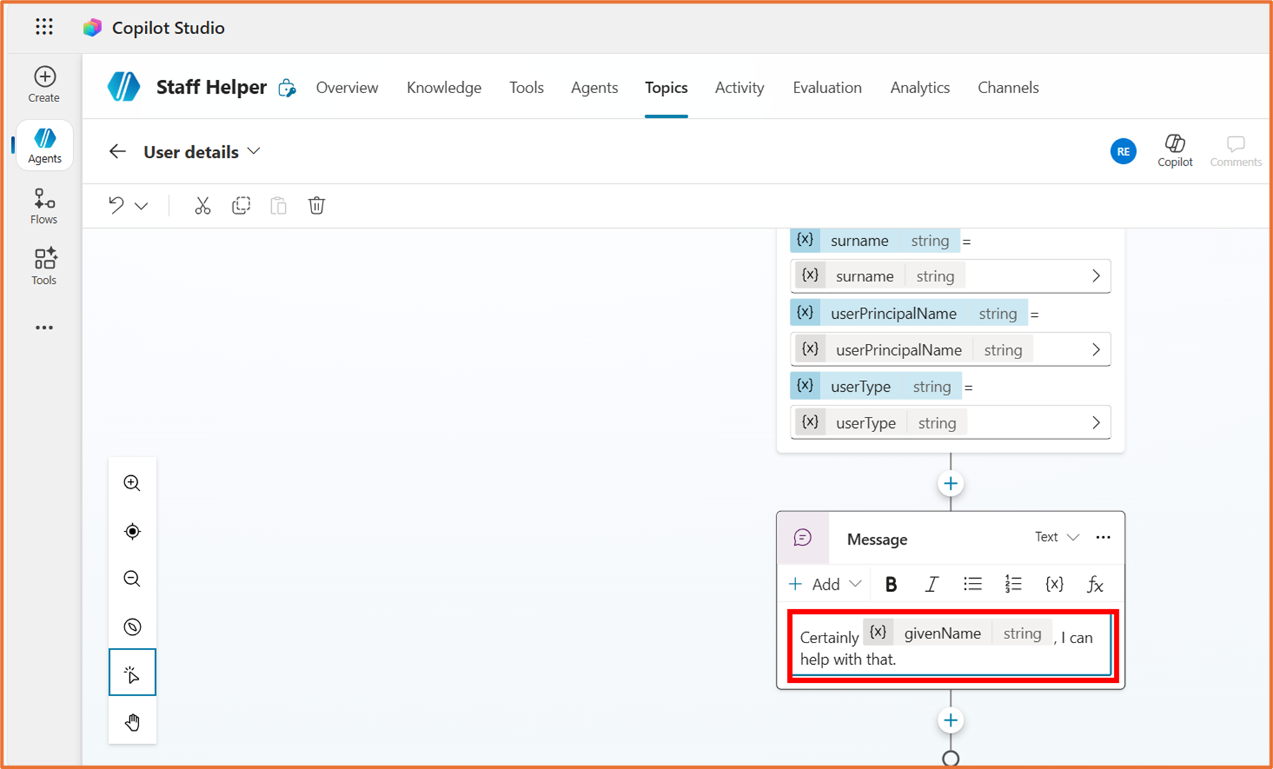 Copilot Studio: Obtain details of the user talking to agent (via Office ...
