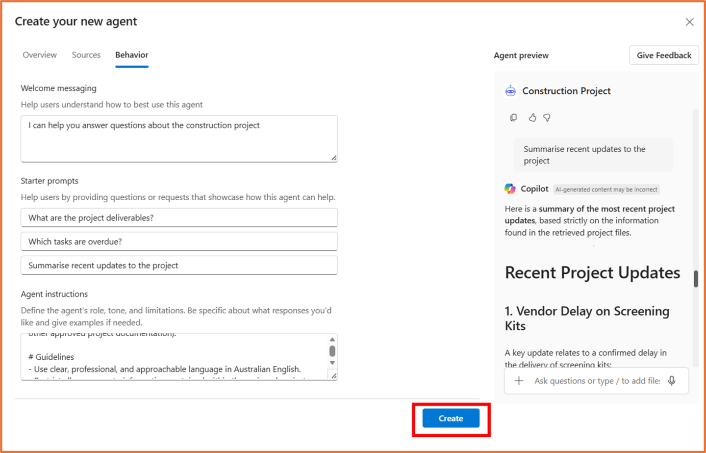 Create and share an agent from OneDrive – Rishona Elijah